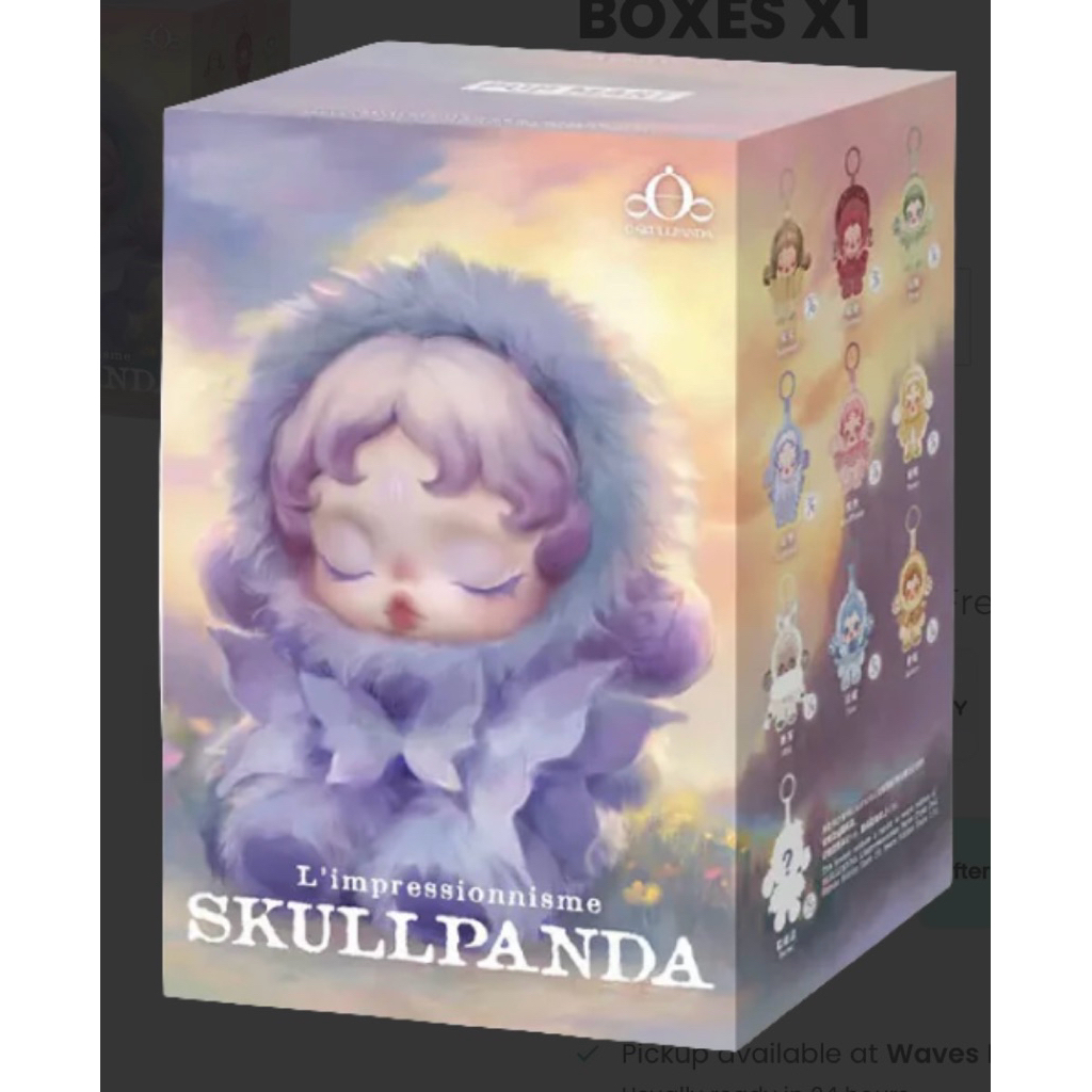 Skullpanda L'impressionnisme Series Plush Doll Keychain | Shopee ...