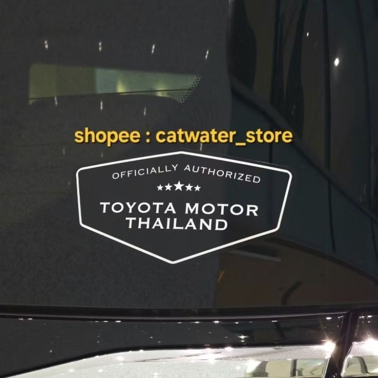 Toyota Motor Thailand Sticker For Alphard Vellfire OFFICAL AUTHORIZED ...