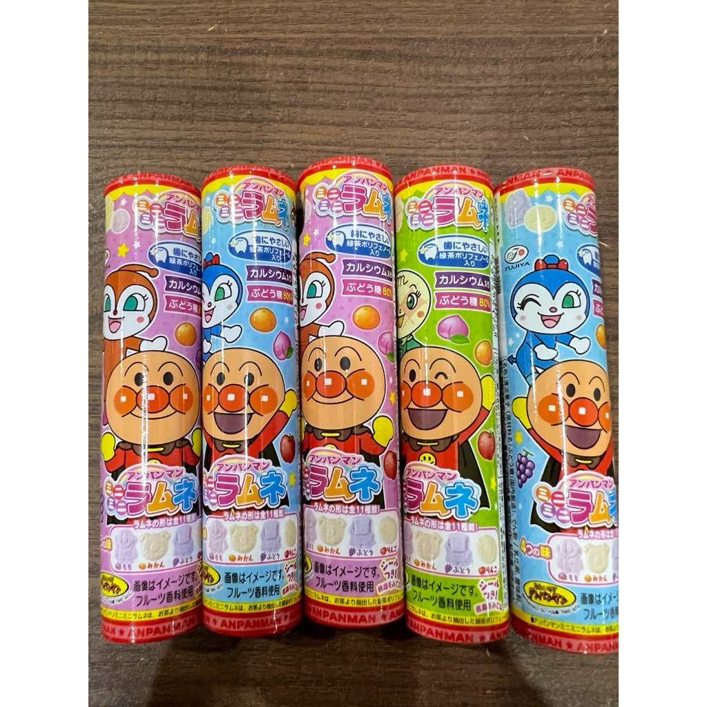 Anpanman mini candy ramune Teeth Are Not Rotten Fruit Flavor Mixed With ...