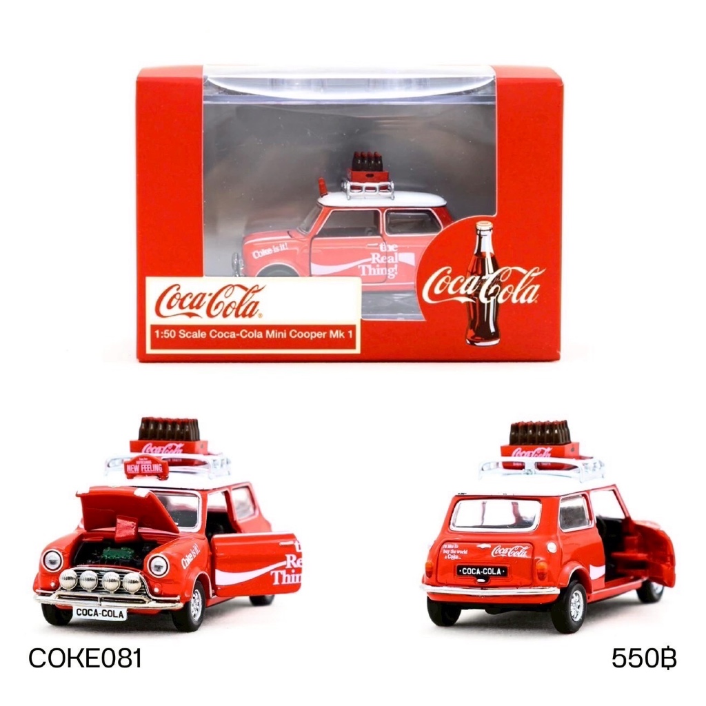 COKE081-TINY Mini Cooper Mk 1 Coca-Cola (with bottle of coke) | Shopee ...