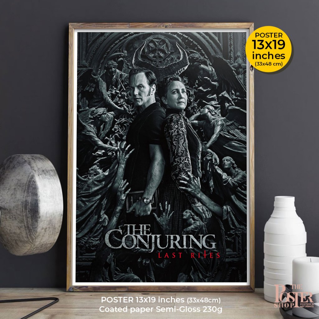 The Conjuring 4 Part Poster James Wan Image Size 13x19 Inches | Shopee ...