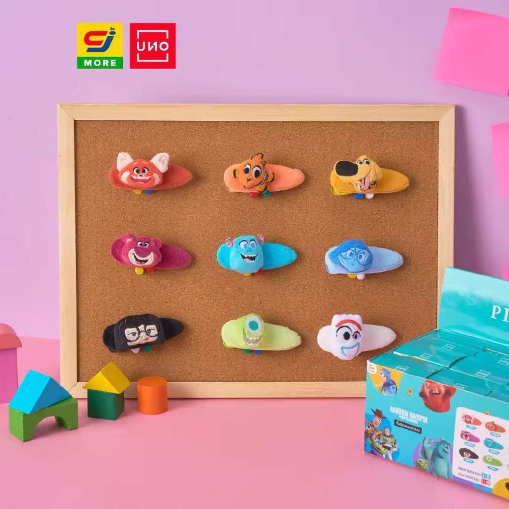 UNO Disney Pixar Hair Clip Dipping Box Authentic (1 Box) | Shopee ...
