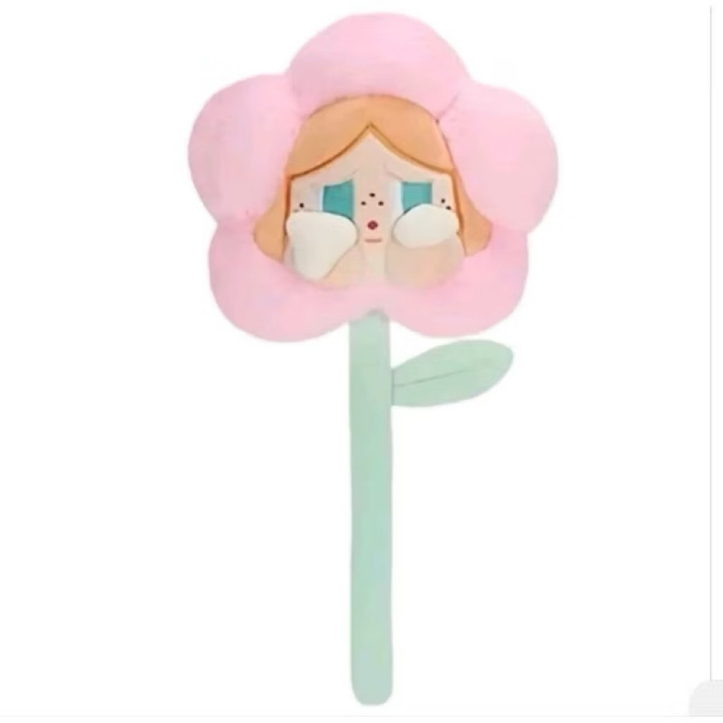 ! Light Pink Popmart CRYBABY Sad Club Series-Plush Flower Blind Box ...