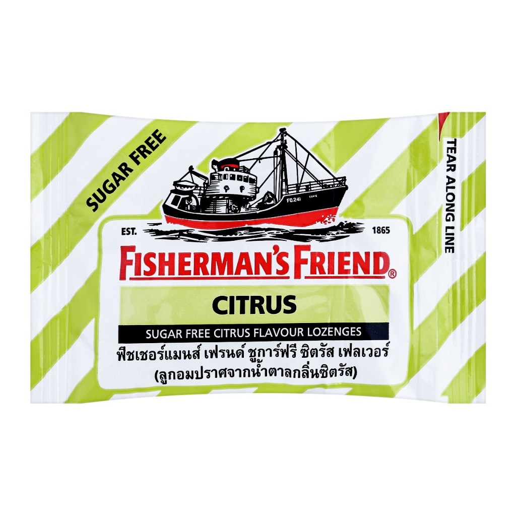 Fisherman Sugar Free Candy Sugar-Free Citrus Scent 22g. Fishermans 22g ...