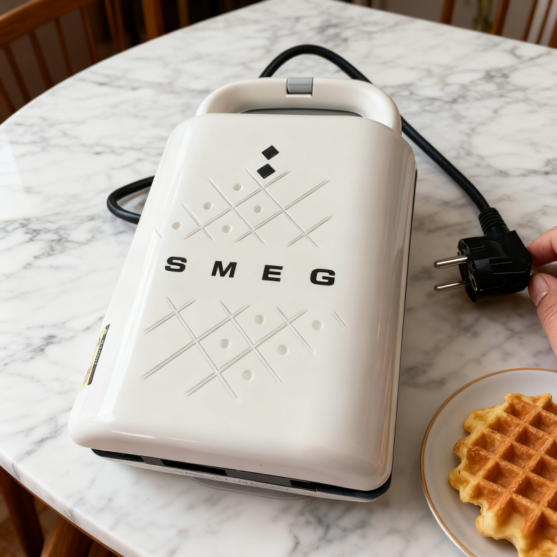 Smeg Waffle Maker Bakery Sandwich Egg Cake Oven Breakfast Donut ...