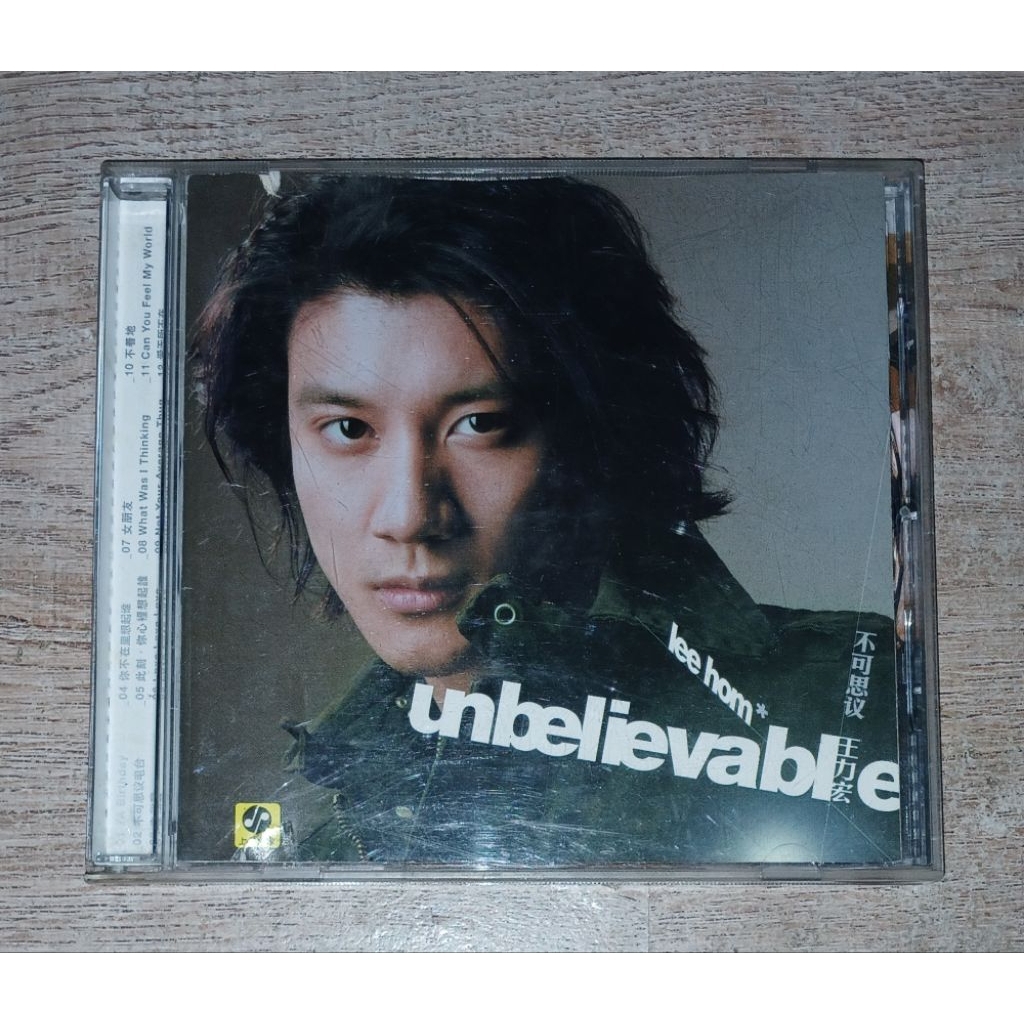 Wang Leehom Lee Hom CD Album Unbelievable Chinese Edition | Shopee ...