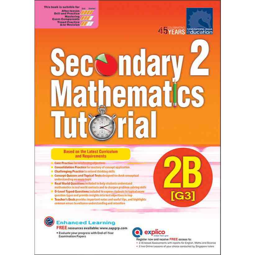 Gsap_secondary 2 Mathematics Tutorial 2B [G3] | Shopee Philippines