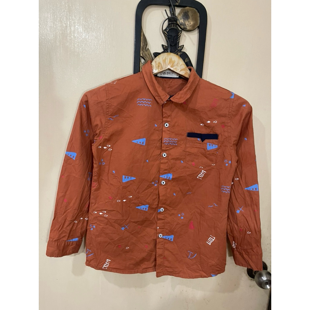 Beautiful Pattern Women's Shirt Chest 32 Second Hand | Shopee Philippines