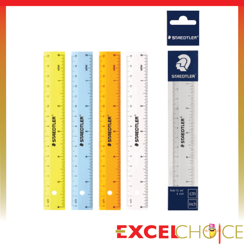 Stedler Ruler 15 Cm. Staedtler (15cm.) | Shopee Philippines
