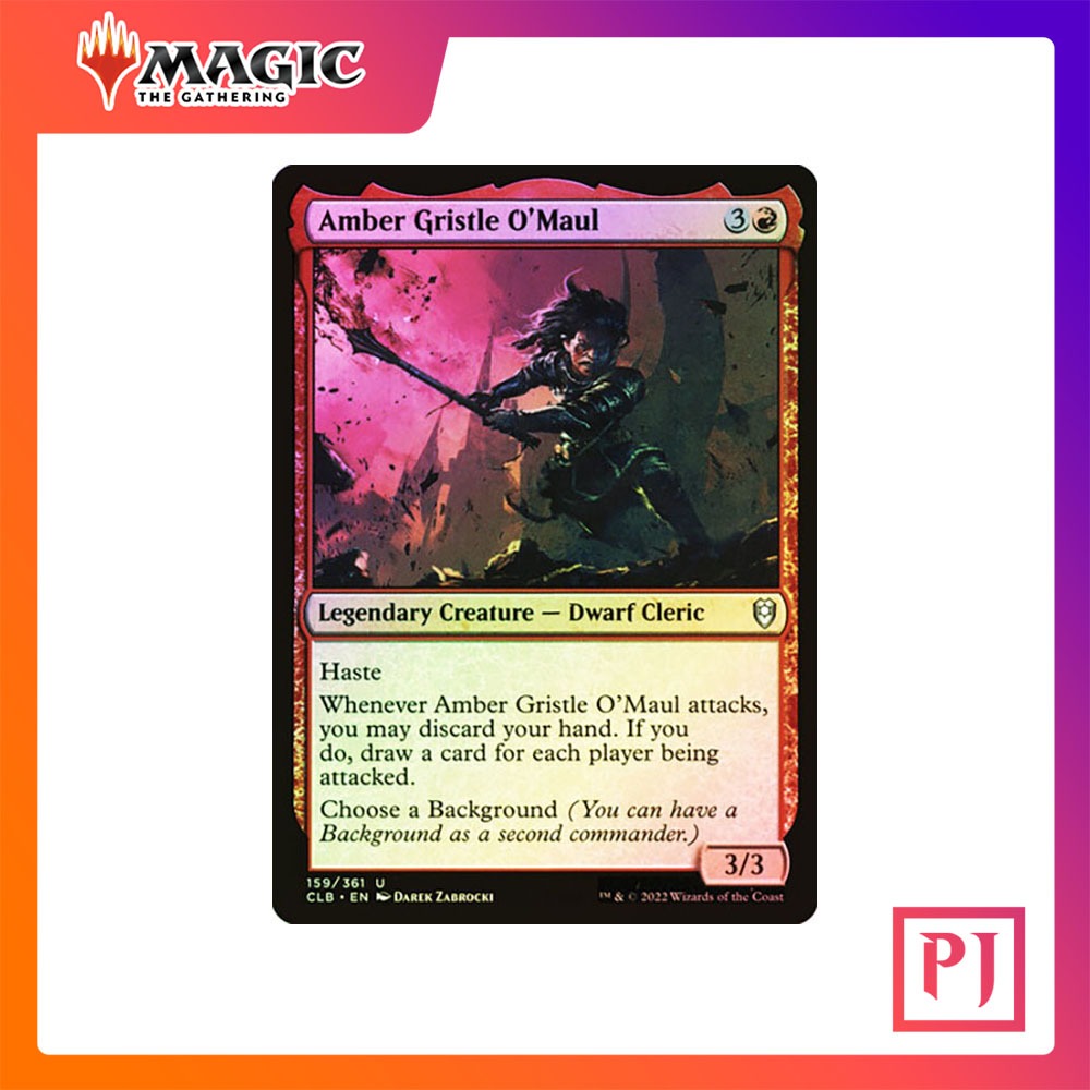 [MTG] Amber Gristle O'Maul [CLB] [RED] [UNCOM] [FOIL] [ENG] (Magic Card ...