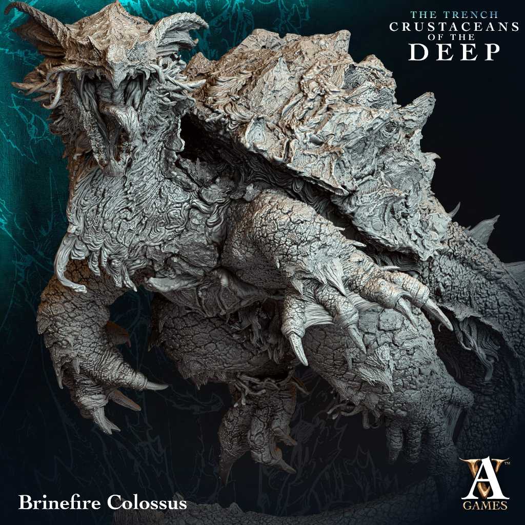 [Crustaceans of the Deep]-Brinefire Colossus-Model For DnD miniature ...