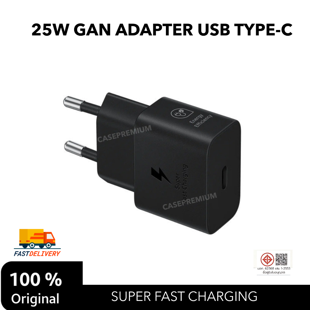 Samsung 1 Adapter Fast Charge 25W USB-C Super Charging Original ...