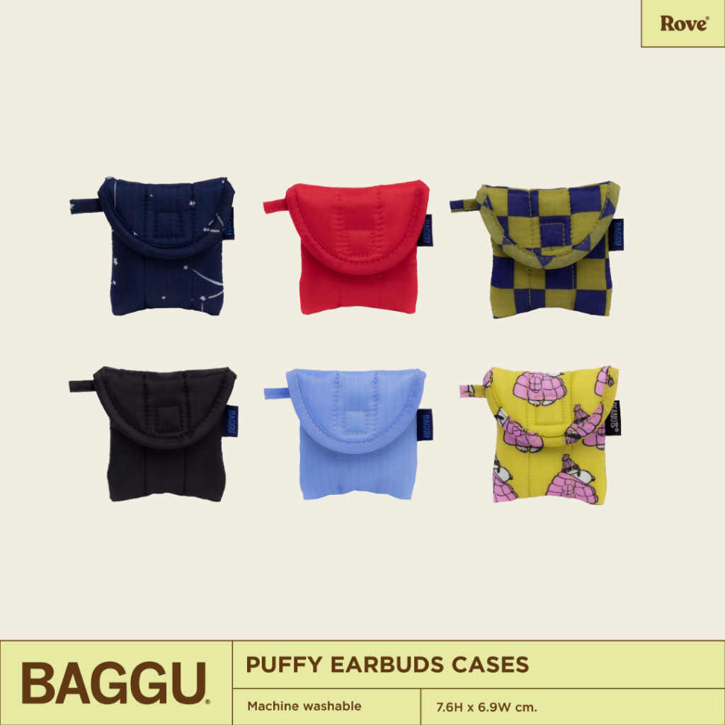 BAGGU Puffy Earbuds Case Wireless Headphone Bag Airpods | Shopee ...