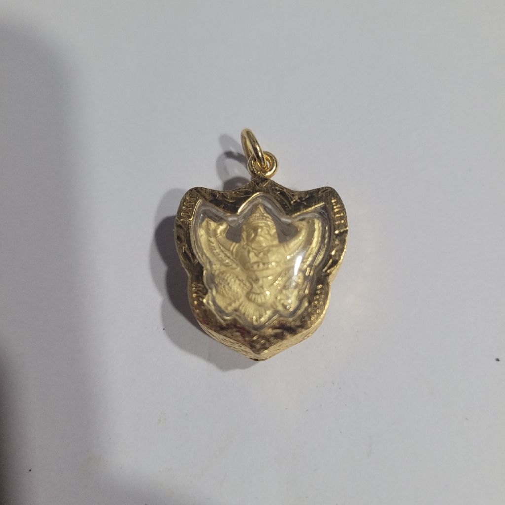 Garuda Pendant Size 2 Cm Framed In Beautiful Micron Gold. There Are ...