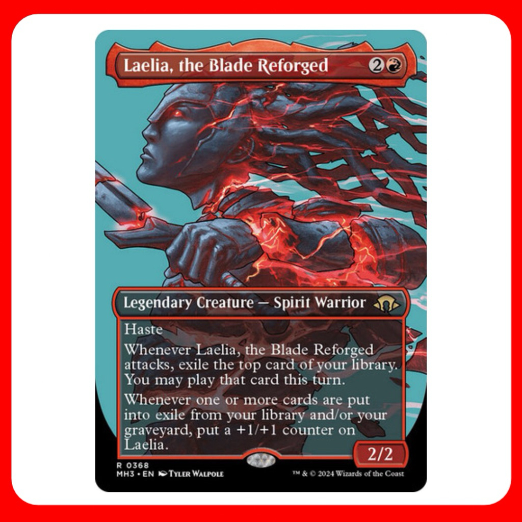 [MTG] Laelia the Blade Reforged [MH3] [RED] [RARE] [Borderless] [ENG ...