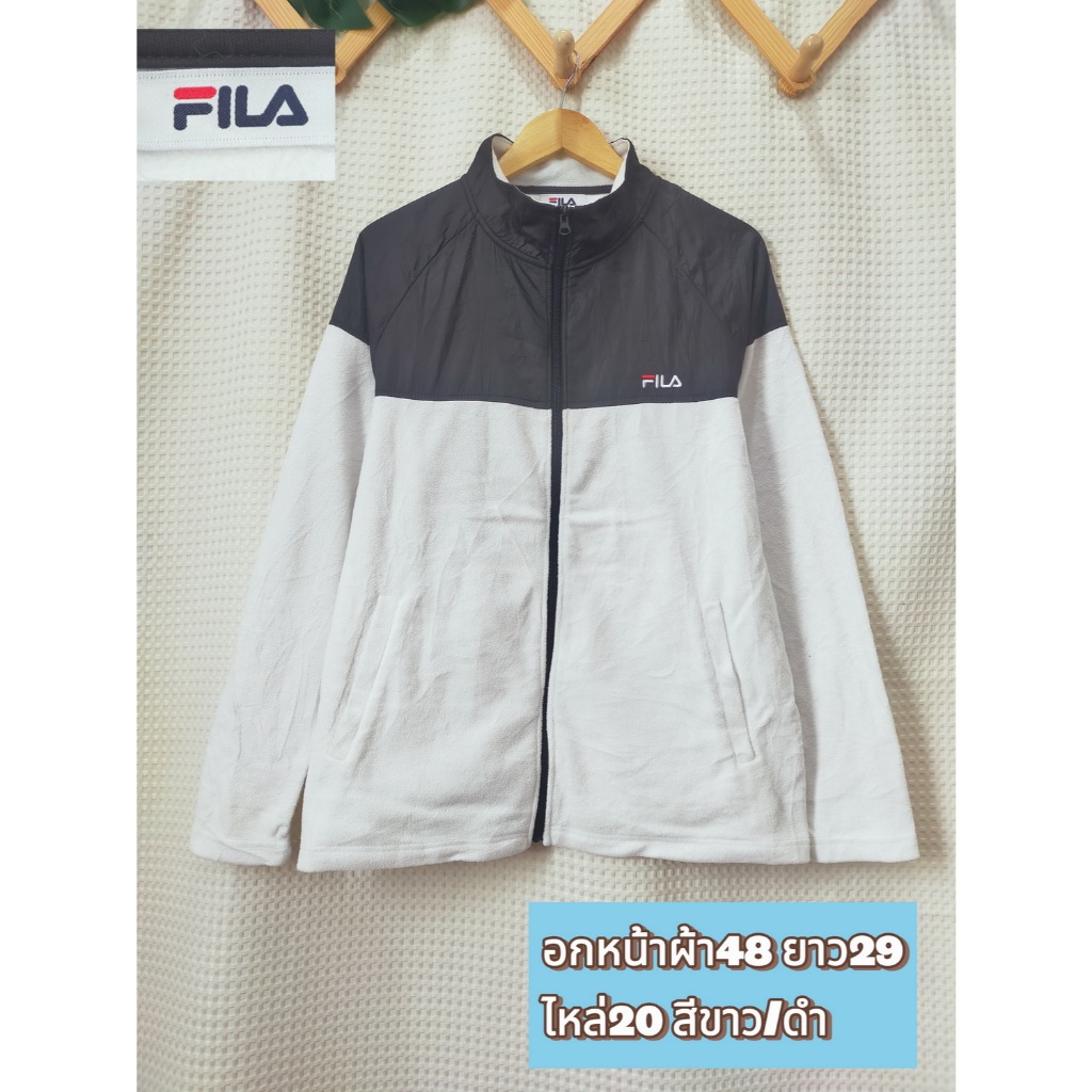 FILA Short Fur Winter Jacket Warm To Wear Casual Sweater Comfortable ...