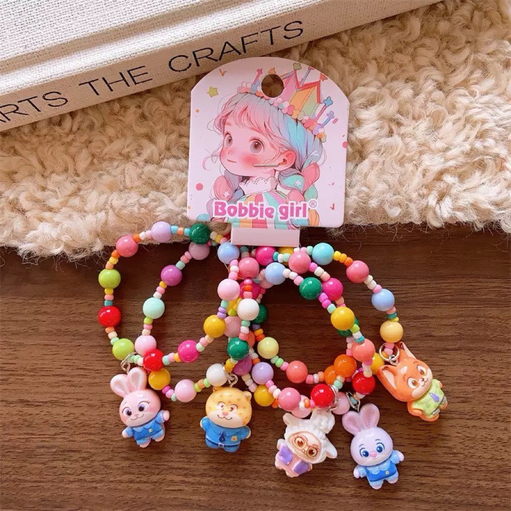 Super Cute Beaded Bracelet Zootopia Pattern Bright Colors It's So When ...
