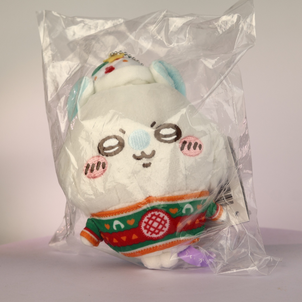Momonga Chiikawa Christmas Doll Keychain 7-Eleven Japan Ichiban Kuji ...