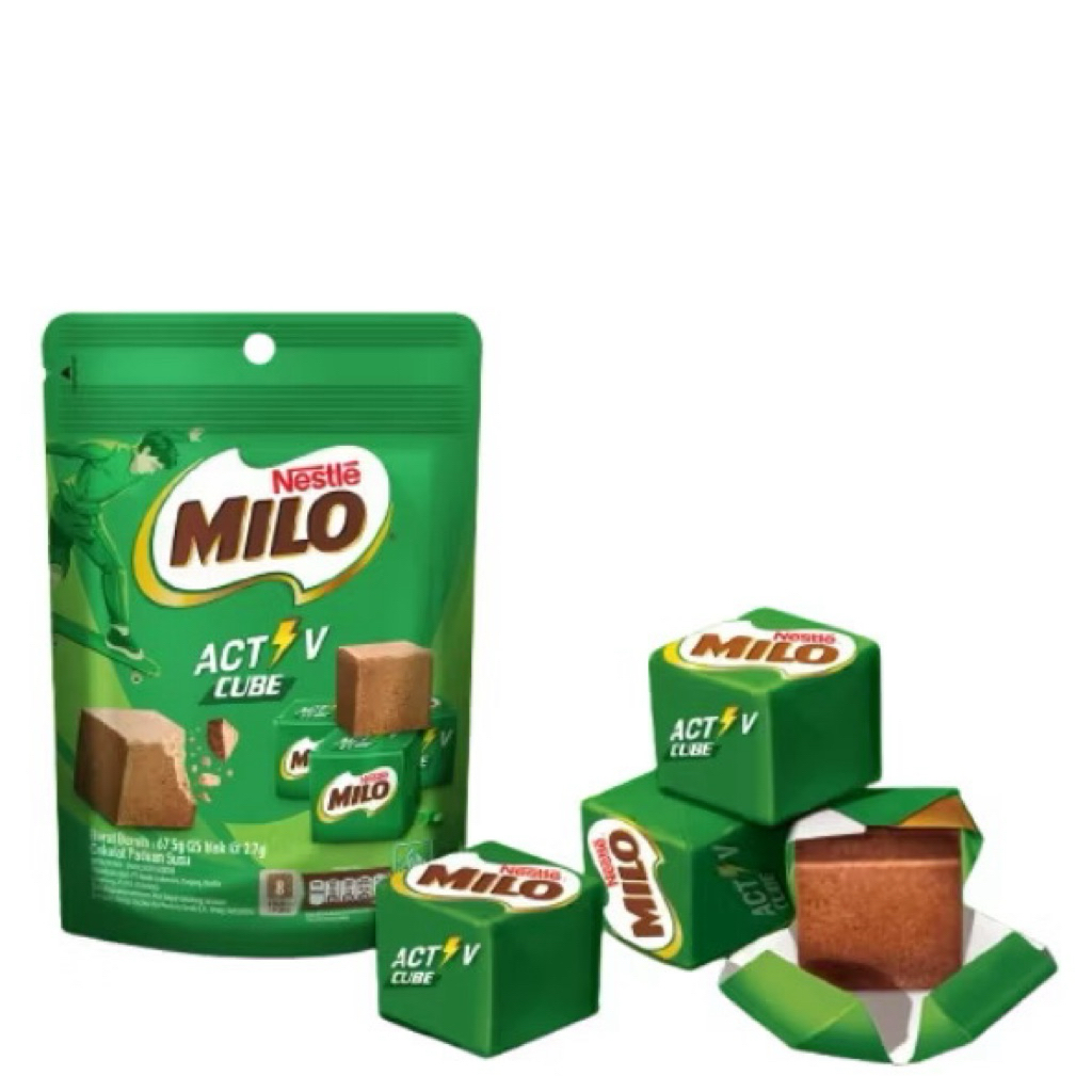 Nestle Milo Activ Cube Square Tablets Size 67.5 Grams Approximately 25 ...