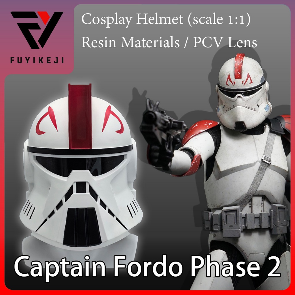 Replica | Captain Fordo Phase 2 Cosplay Star Wars The Clone Games Props ...