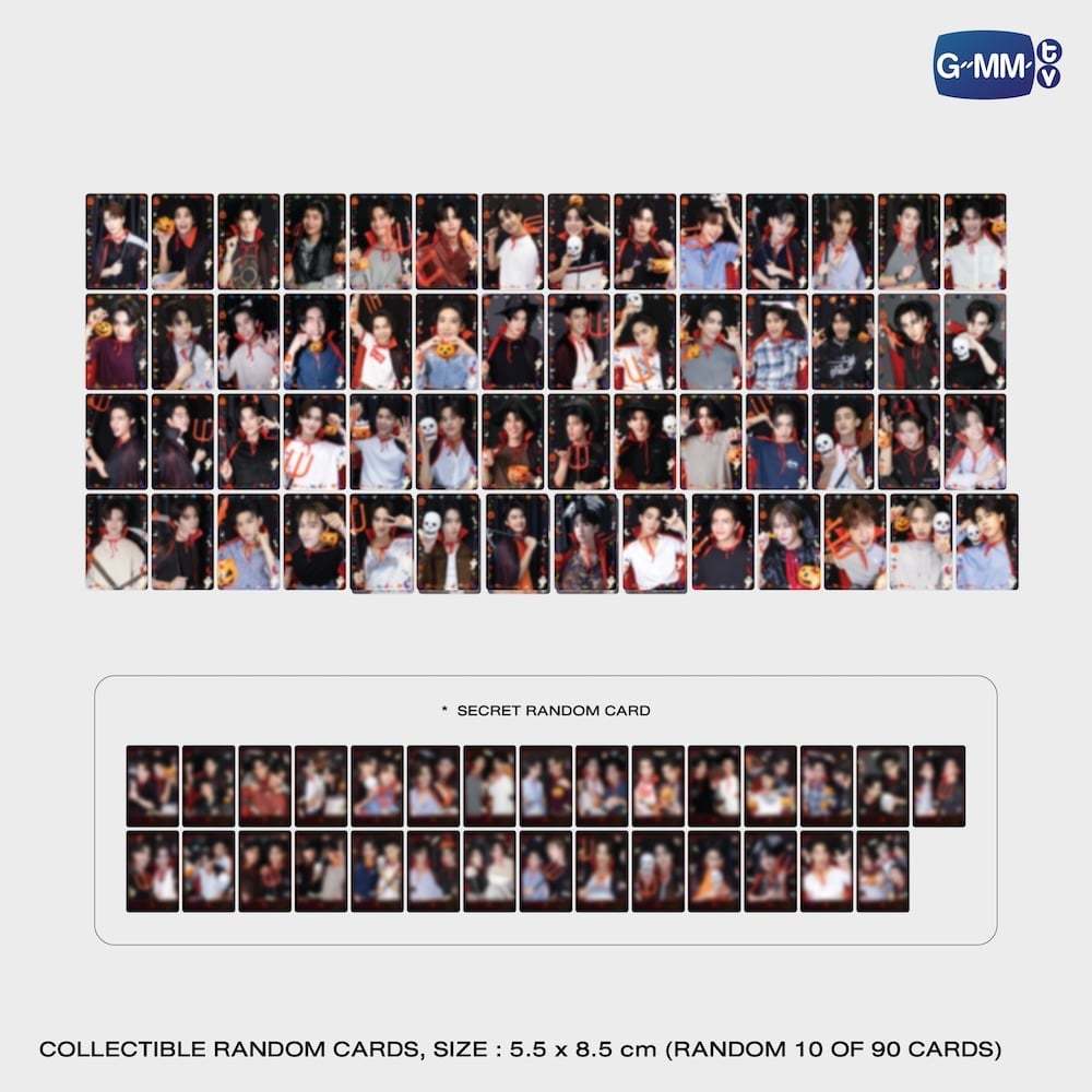 GMMTV TOO CUTE TO SPOOK RANDOM CARD JOSS GAWIN ALMOND PROGRESS TAY NEW ...