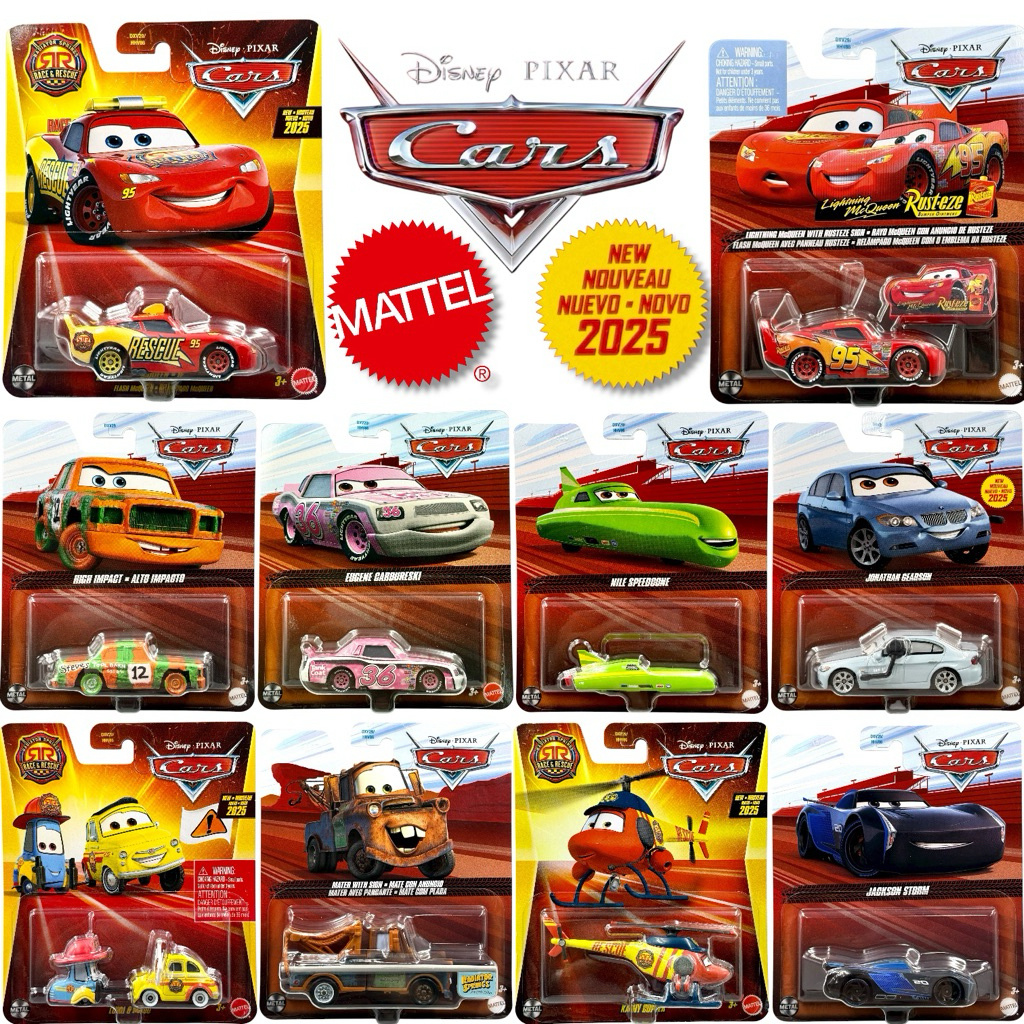 New 2025 MATTEL | Metal Car From The Cartoon CARS DISNEY PIXAR ...