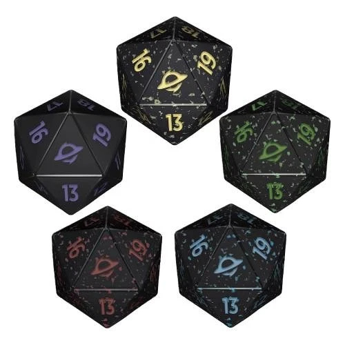 MTG D20 Dice Counting Life Point Spindown (Random Set) 5 Colors Magic ...