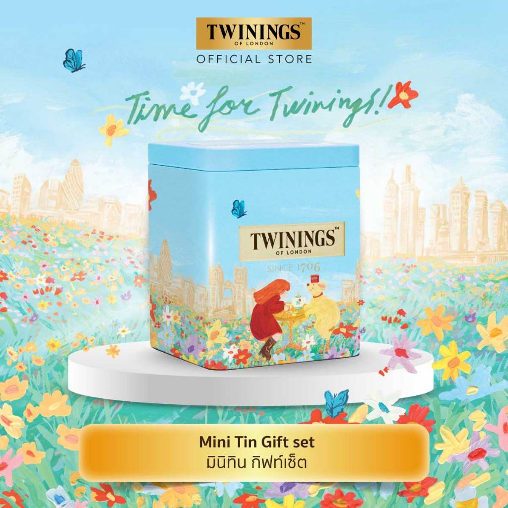 Twinings Mini Tin 2026 Giftset Chamomile Tea 10 Sachets With Storage ...
