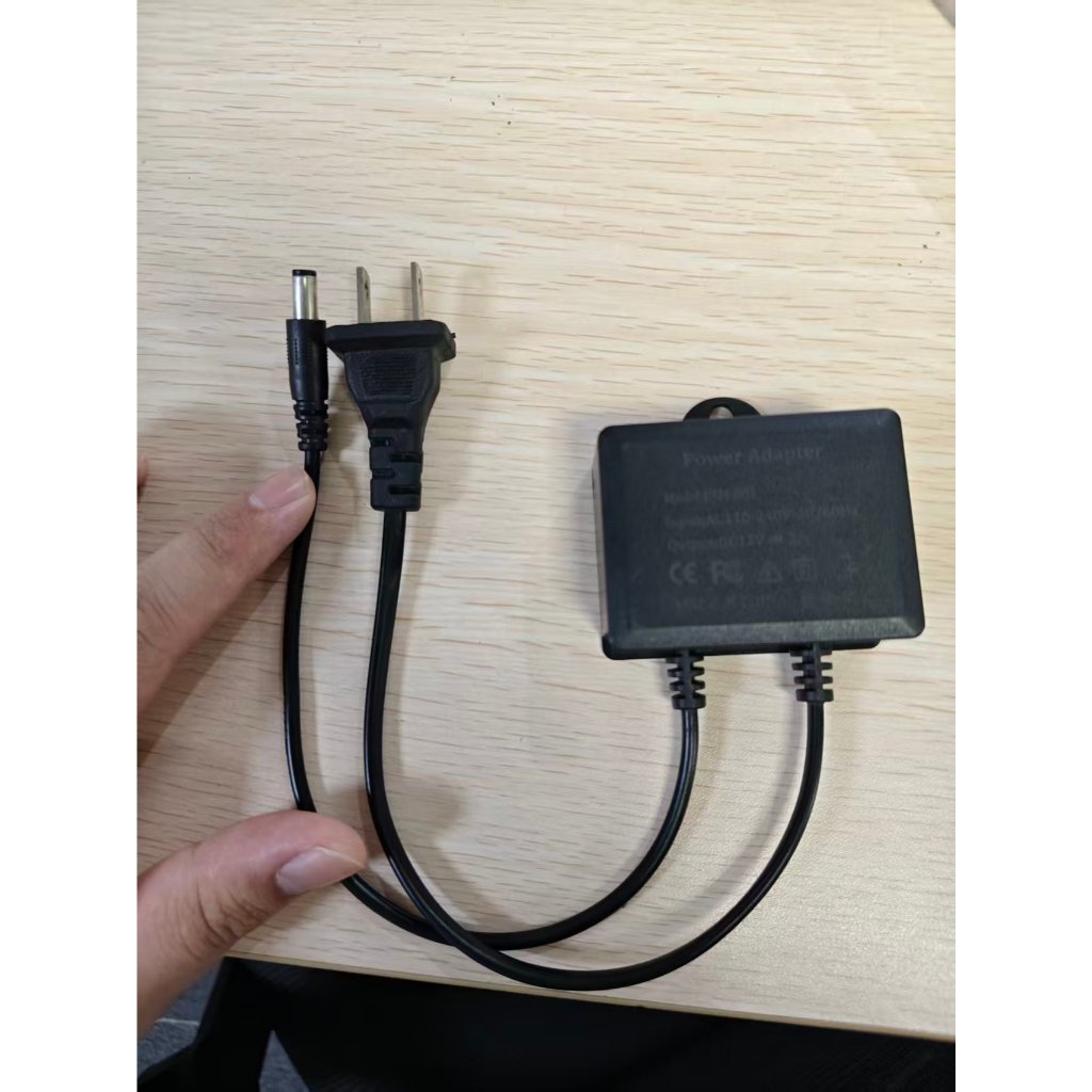 Adapter DC 12V-2A Black For External Cctv Cameras Waterproof iP Camera ...