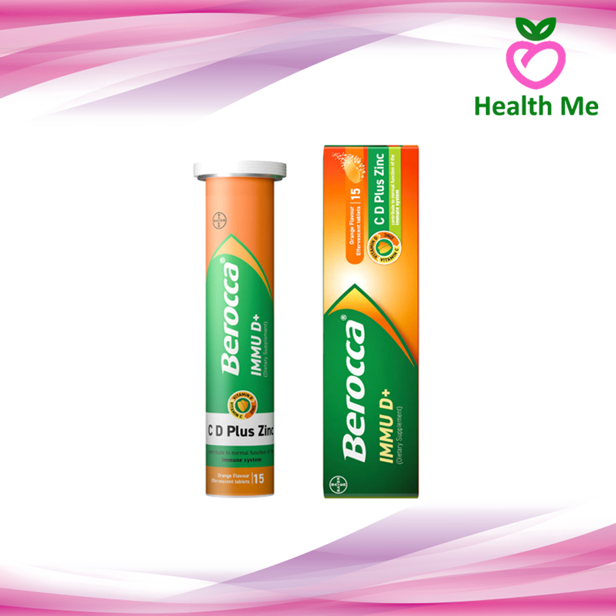 Berocca IMMU D+ Vitamin C D Zinc-Im Mood Plus And Effervescent Tablets ...