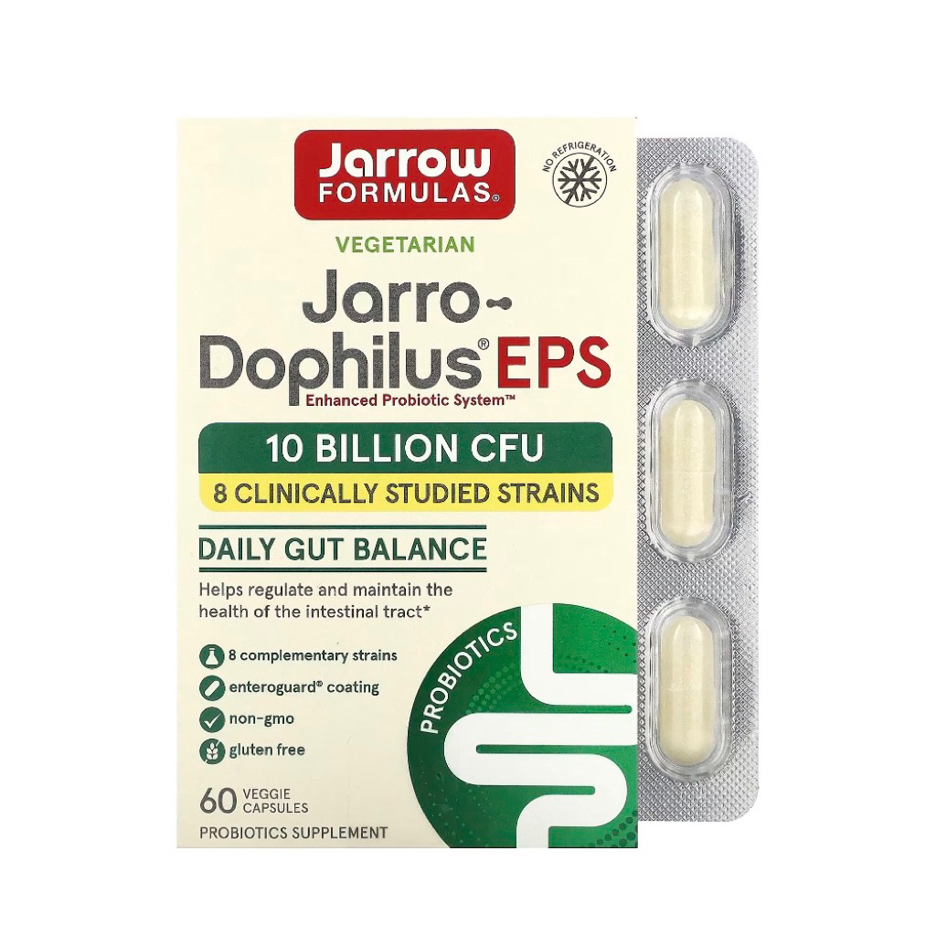 exp 06/2027 Probiotics Jarrow Formulas Jarro-Dophilus EPS 60 Capsules ...