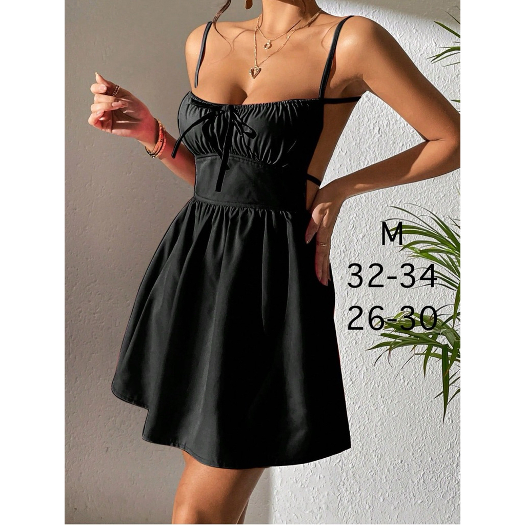 Short Dress With Open Back shein | Shopee Philippines