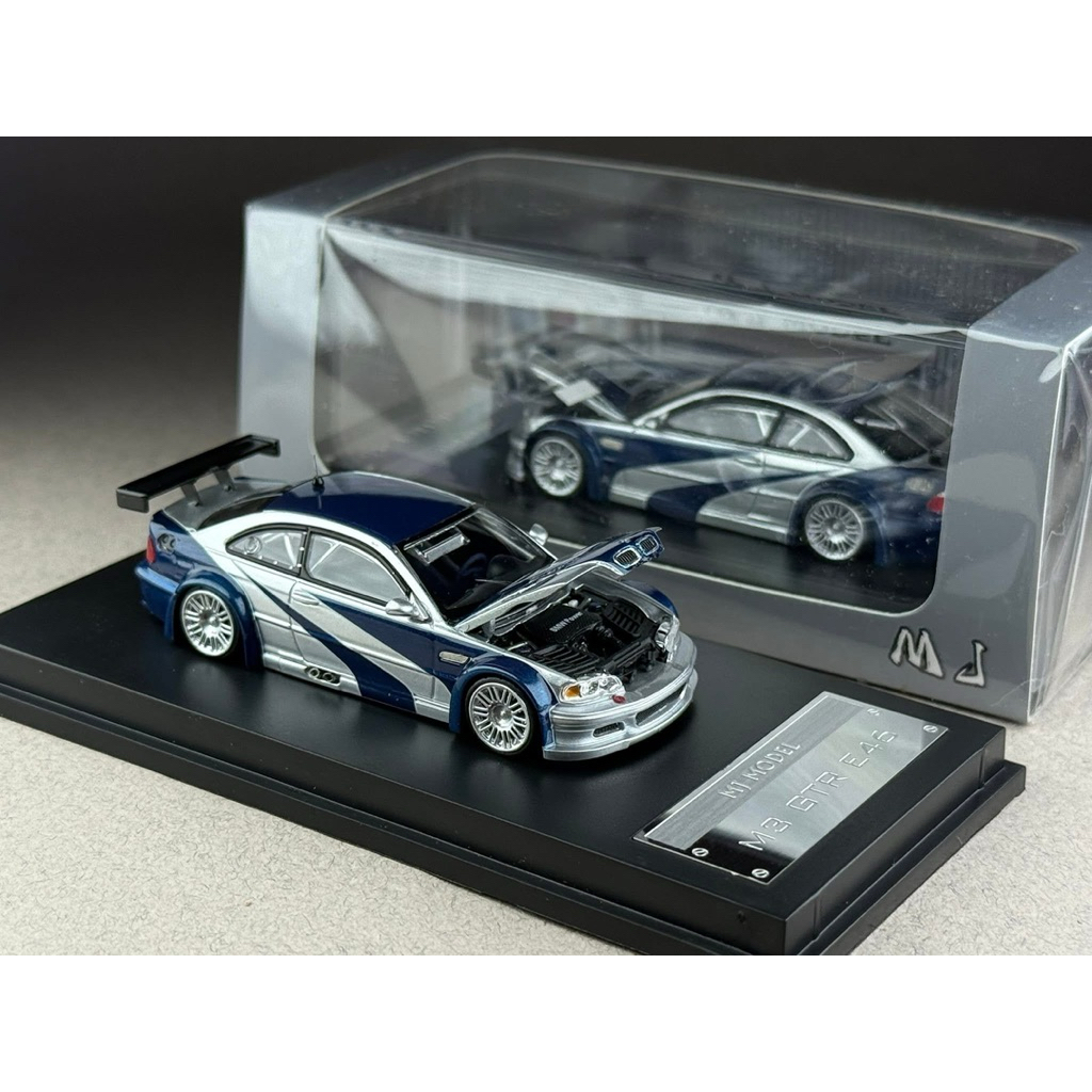 BMW M3 E46 GTR Open The Hood Scale 1:64 MJ Model Brand | Shopee Philippines