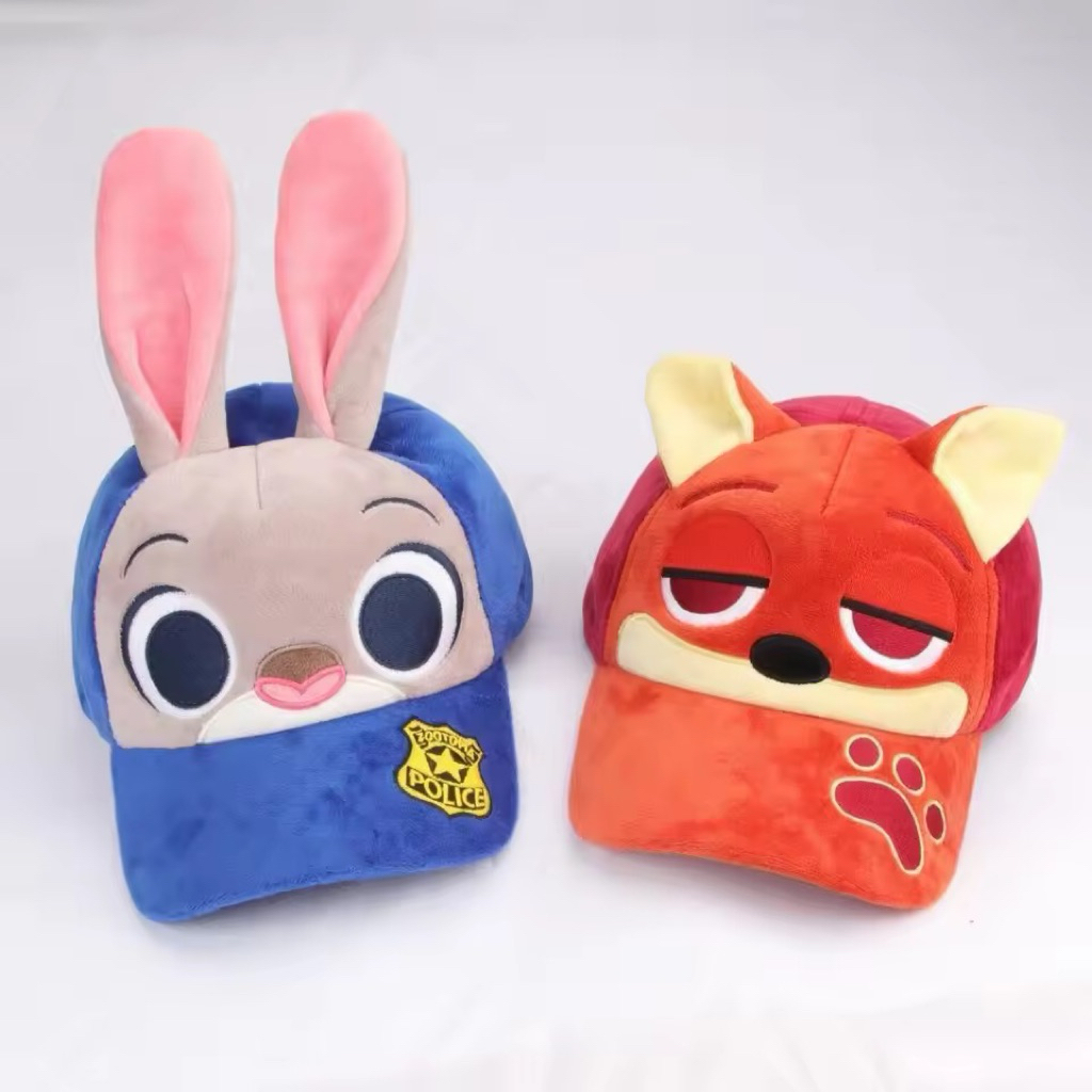 Zootopia Nick Wilde Cap & Judy Hopps | Shopee Philippines