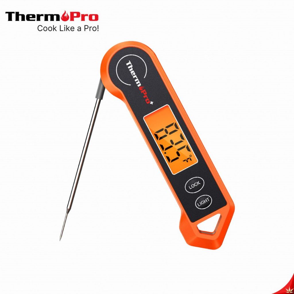 ThermoPro TP-19H Digital Food Thermometer Instant-Read Meat Model TP ...
