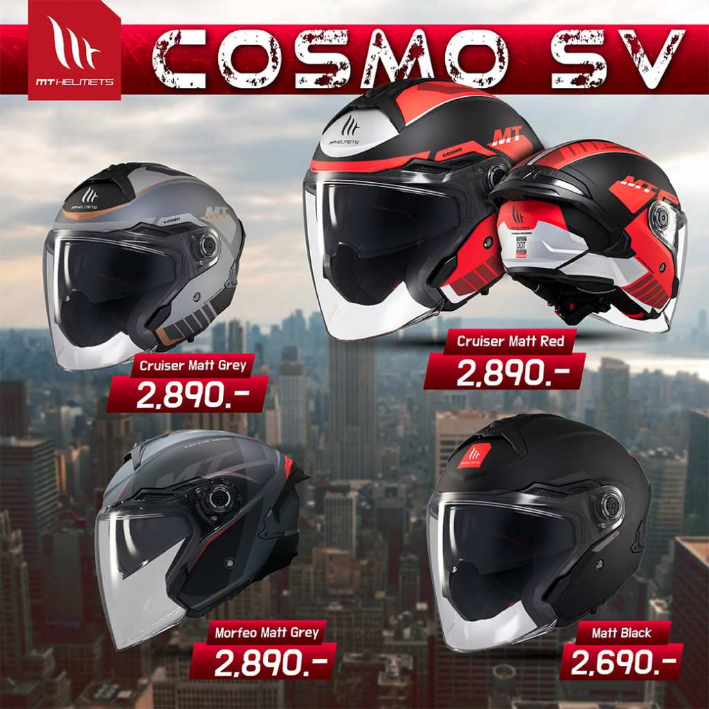 MT Half Helmet COSMO SV Model | Shopee Philippines