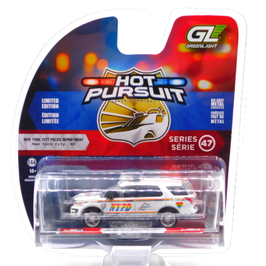 Greenlight | 2016 Ford Police Interceptor Utility-NYPD Pride Livery ...