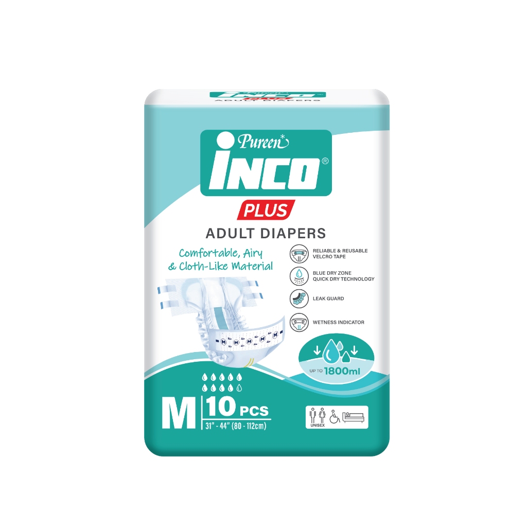 Inco Plus Adult Diapers Size M Diper Tile | Shopee Philippines