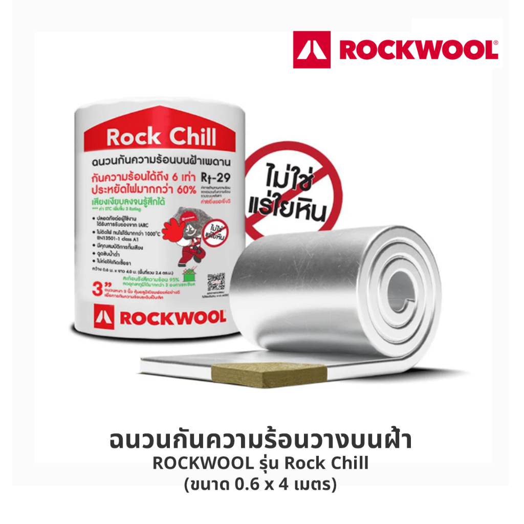 ROCKWOOL Rock Chill Model Heat Insulation Placed On The Ceiling (Size 0 ...
