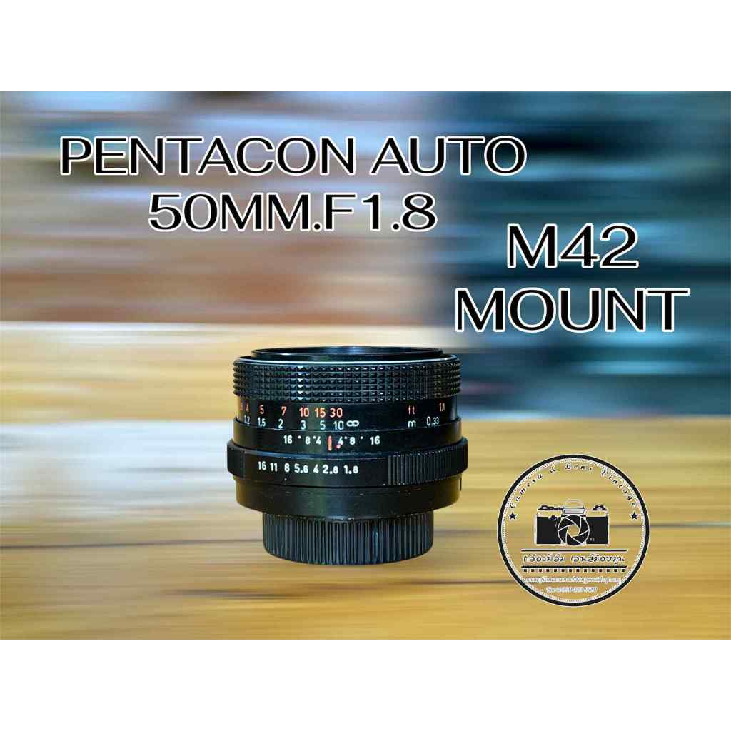 PENTACON AUTO 50MM.F1.8 MULTI COATING M42 MOUNT | Shopee Philippines