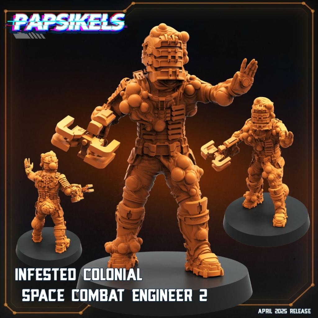 Infested Combat Engineer [2]-Dead Sector-Humanoid Human/32mm scale 3D ...