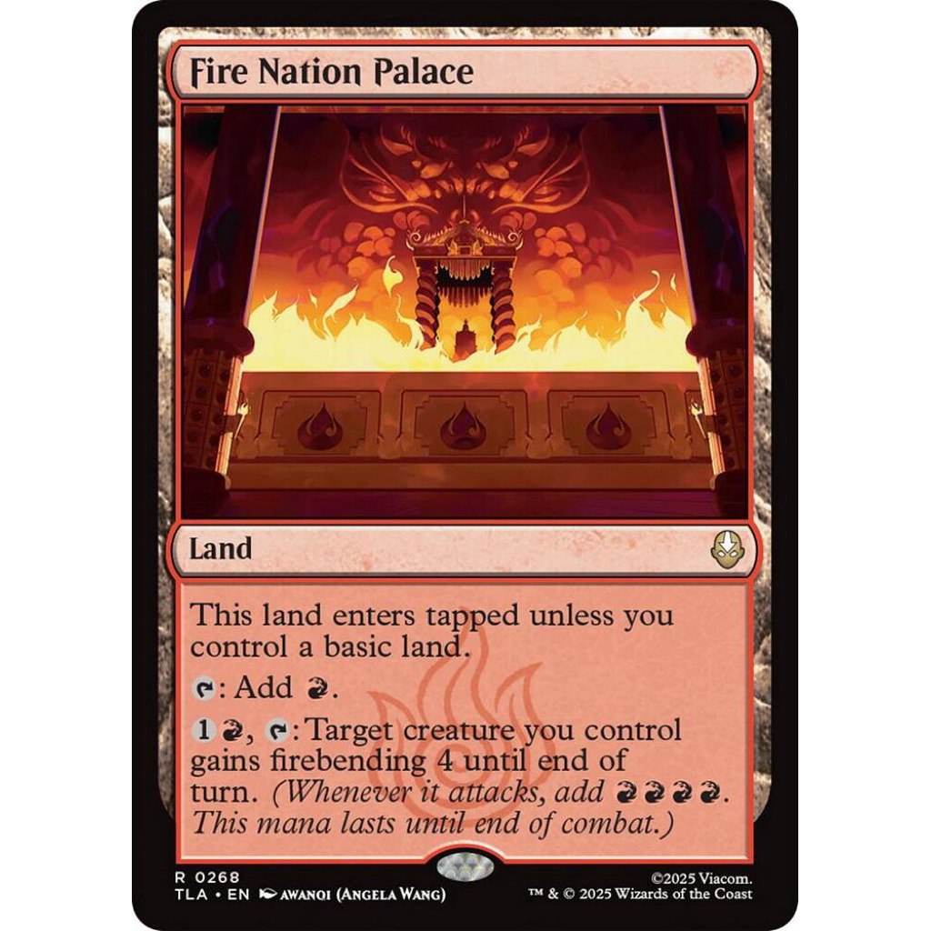 MTG : Fire Nation Palace-Avatar: The Last Airbender (TLA) | Shopee ...