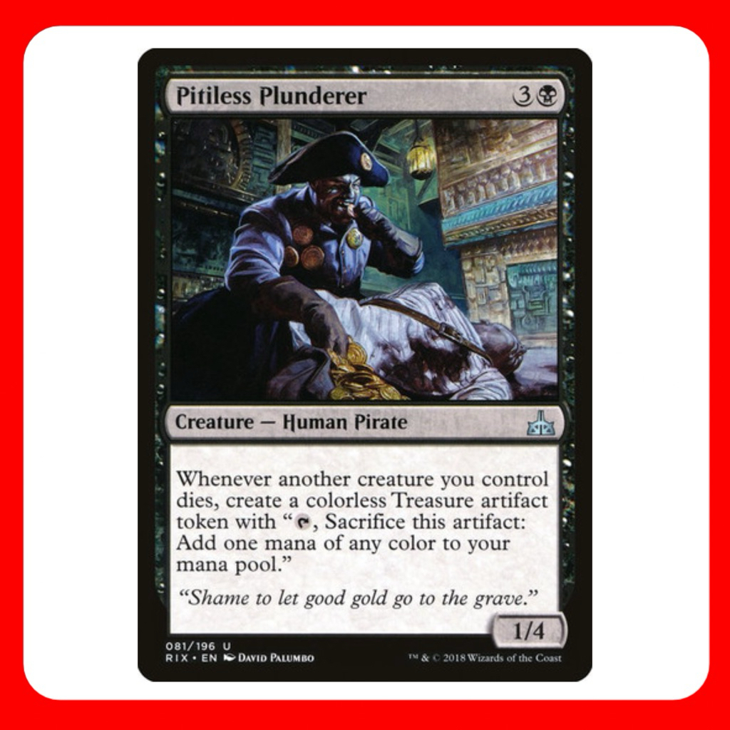 [MTG] Pitiless Plunderer [RIX] [BLACK] [UNCOM] [NORMAL] [ENG] (Magic ...
