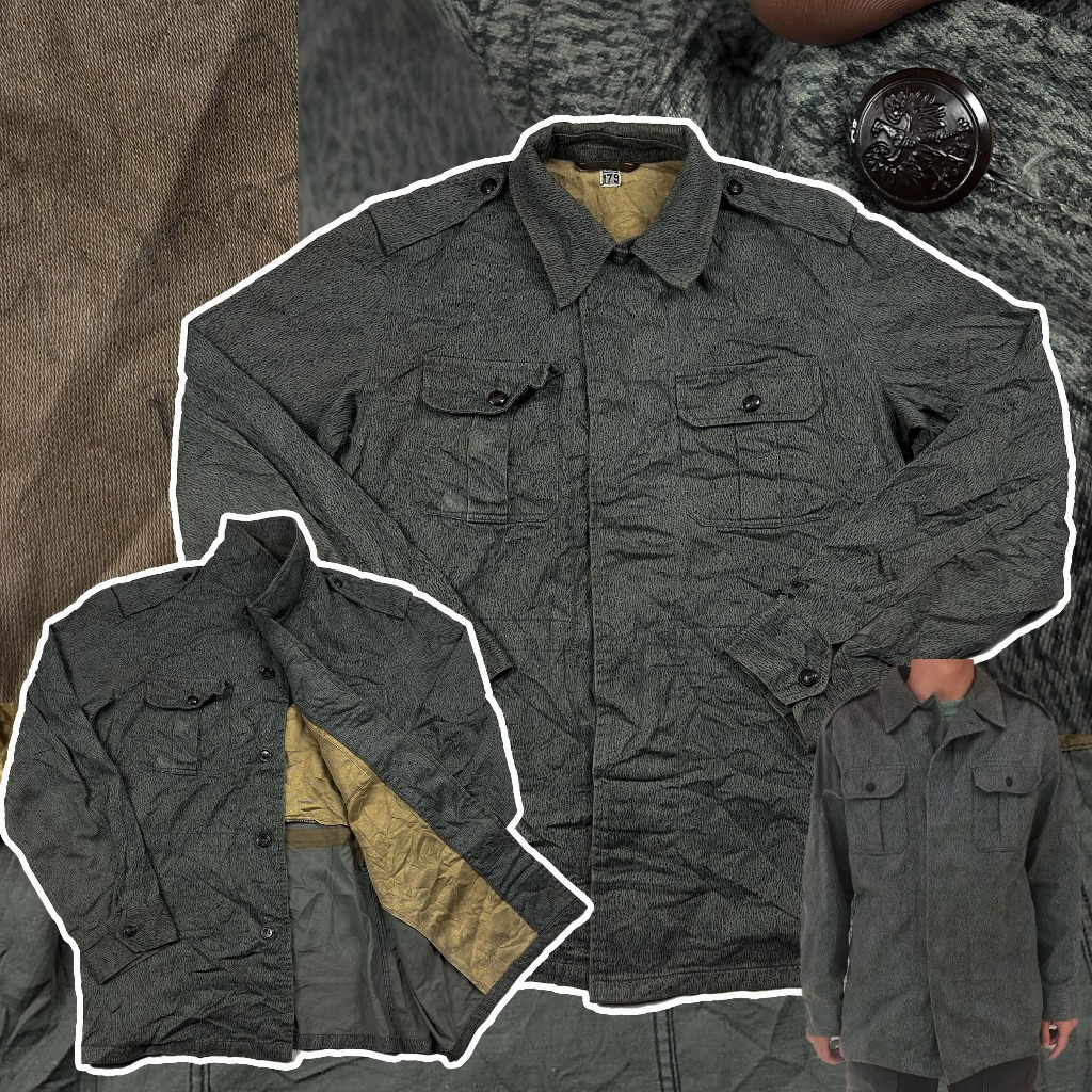 Vintage 80s Polish Army WZ68 Moro Camo Jacket Authentic Military There ...