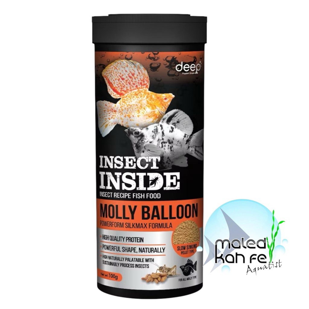 DEEP MOLLY BALLOON-Slow Sinking (Pellets) POWER FORM SILKMAX FORMULA ...