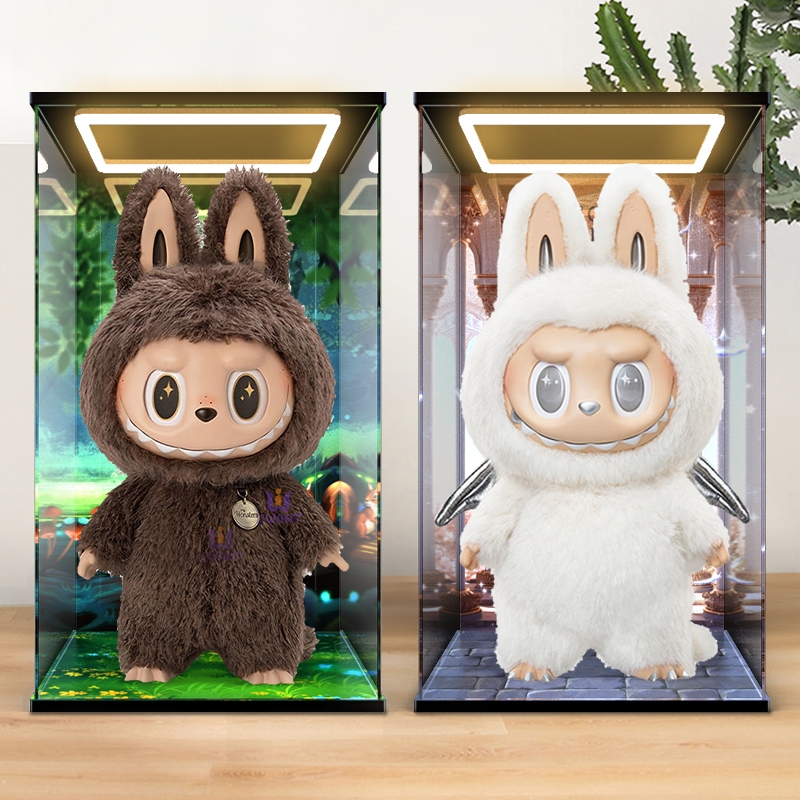 Popmart labubu 60*35*30cm Model Box Clear Acrylic Suitable For Vinyl ...