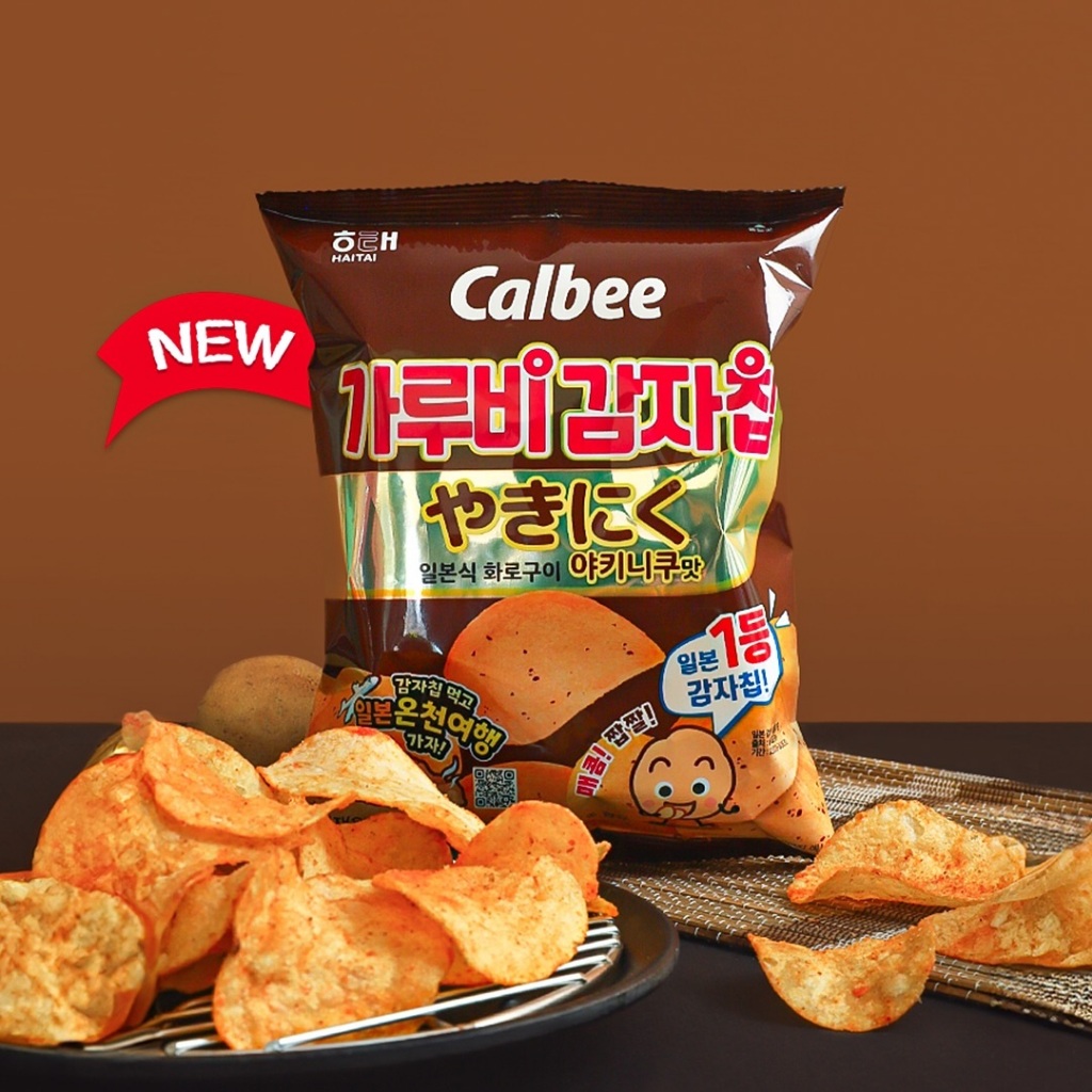 Haitai Calbee Potato Chip Yakiniku Taste 55g. | Shopee Philippines