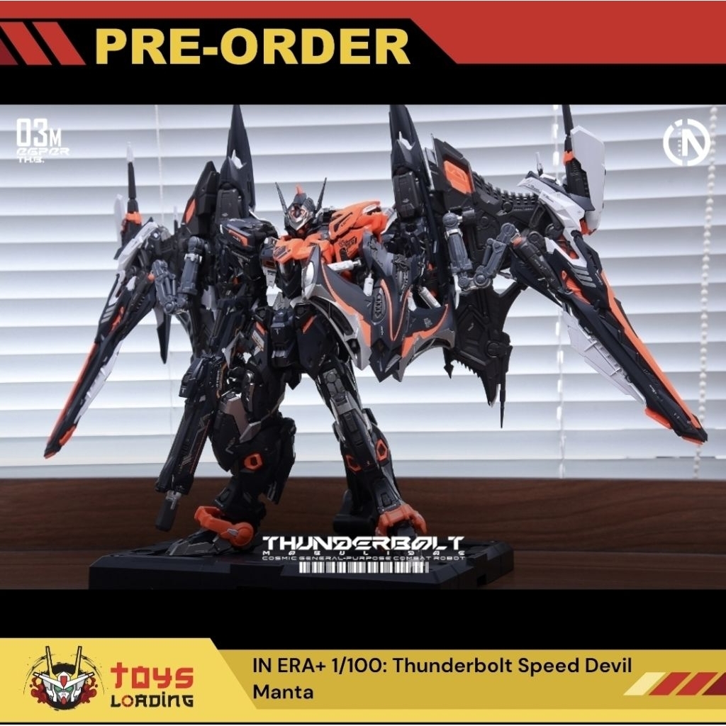(Pre-Order) IN ERA+ 1/100: Thunderbolt Speed Devil Manta | Shopee ...