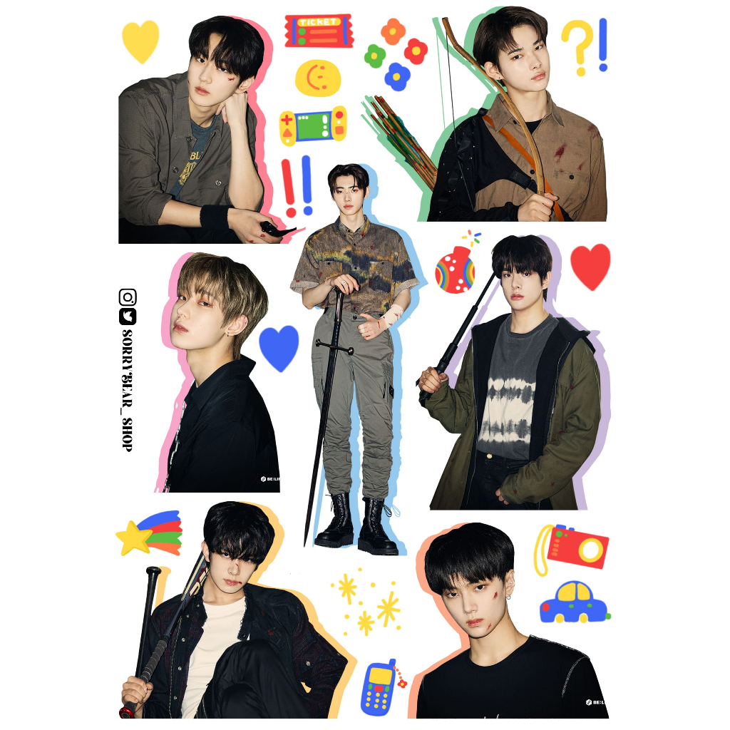 ENHYPEN Sticker Die-Cut | Shopee Philippines