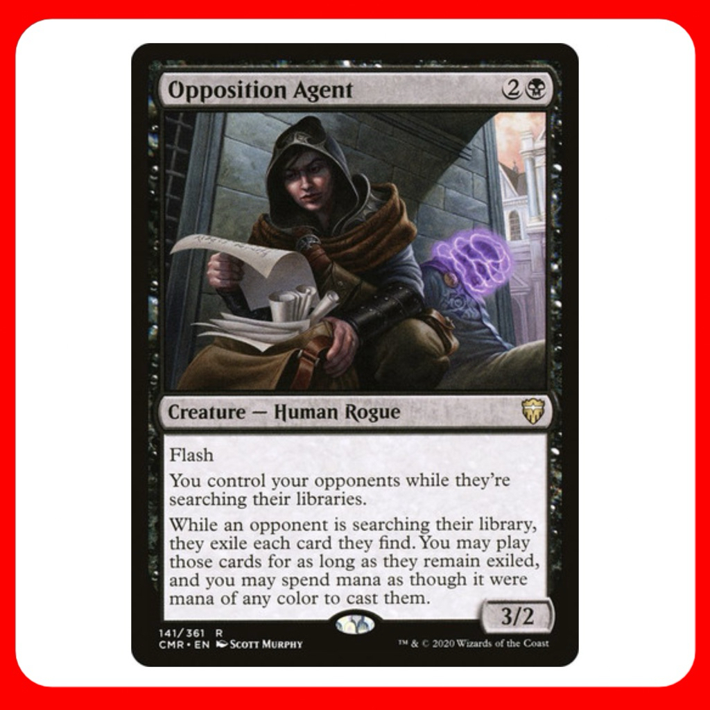 [MTG] Opposition Agent [CMR] [BLACK] [RARE] [NORMAL] [ENG] (Magic Card ...